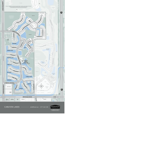 CARLTON LAKES MAP
