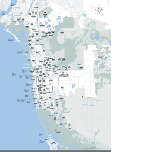 Map of SW Florida Golf and Luxury Communities