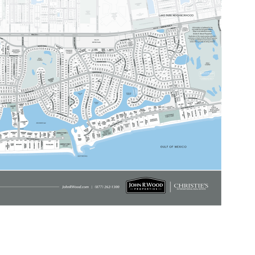 Map of Coquina Sands to Seagate