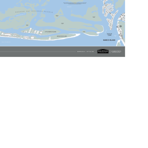 Map of Keewaydin and Little Marco Islands, Naples FL