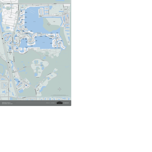 Map of Miromar Lakes and Esplanade Lake Club