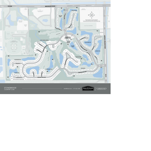 Map of Stonebridge Country Club, Naples FL